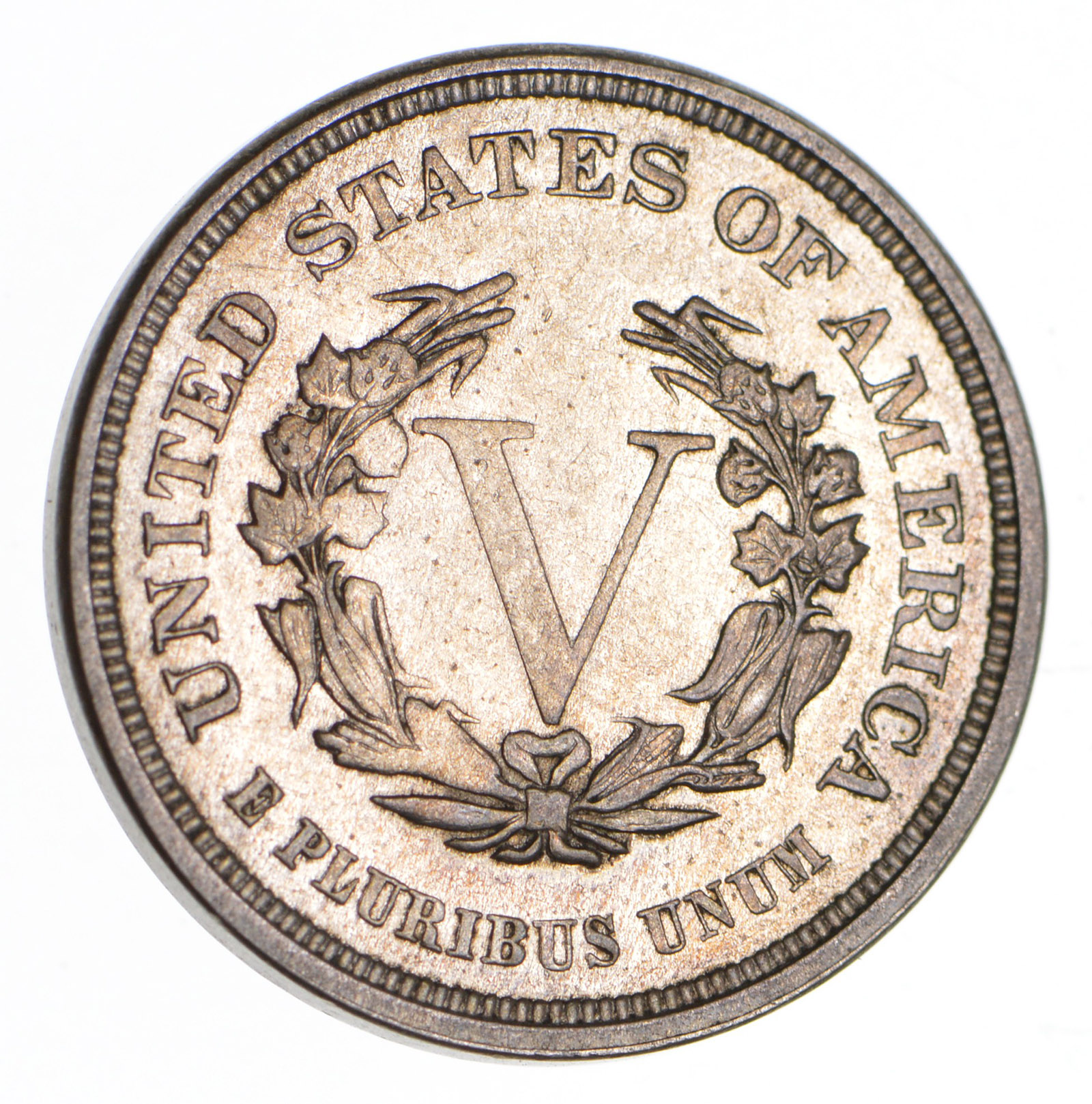 XF+ **Rare** 1883 'NO Cent' Liberty V Nickel - Tough - First Year Issue ...