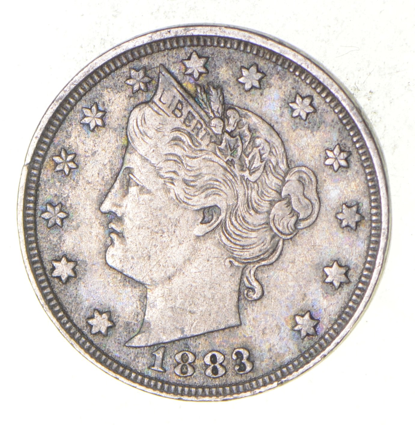 XF+ **Rare** 1883 'NO Cent' Liberty V Nickel - Tough - First Year Issue ...