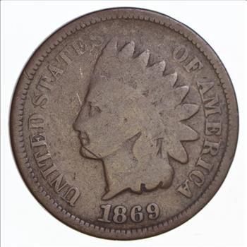 ** RARE - 1869 Indian Head Cent | Property Room