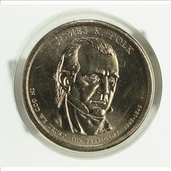 $12 Choice Uncirculated Original Roll of James K. Polk 2009-P - (12 ...