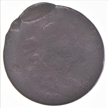 1800 Draped Bust Large Cent - ERROR Double Struck! | Property Room