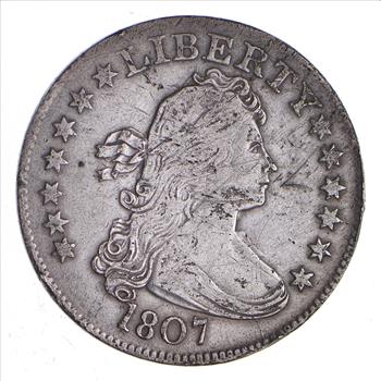 1807 Draped Bust Quarter - Circulated | Property Room