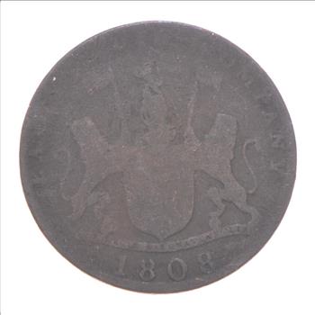 1808 British India 10 Cash - East India Company | Property Room
