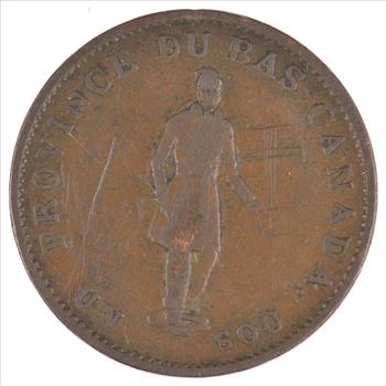 1837 Canada Half Penny Bank Token | Property Room