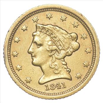 1841-C $2.50 Liberty Head Gold Quarter Eagle | Property Room