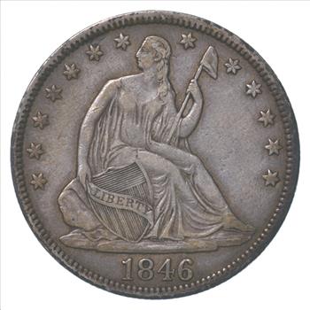 1846 Seated Liberty Half Dollar TD | Property Room