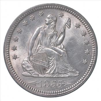 1855 Seated Liberty Quarter Arrows | Property Room