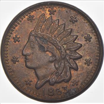 1863 Army & Navy Civil War Token | Property Room