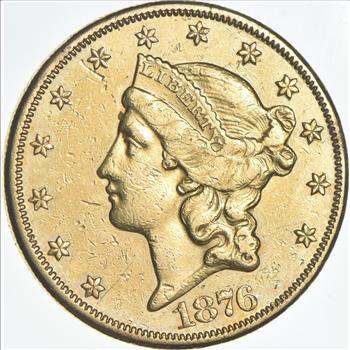1876-CC $20 Liberty Head Gold Double Eagle | Property Room