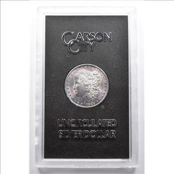 1882-CC Morgan Silver Dollar GSA Hoard AWESOME tone! | Property Room