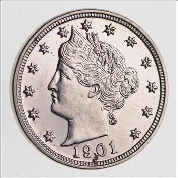 1901 Liberty V Nickel - With Cents - Proof | Property Room