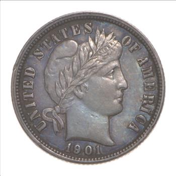 1901-O Barber Dime | Property Room