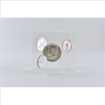 1964 United States Type Set In Resin Coin Collection - Great Display ...