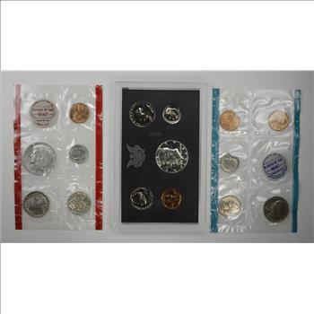 1969 US Proof & Mint Sets - Coin Collection Bundle - 2 Sets - 1 Price ...