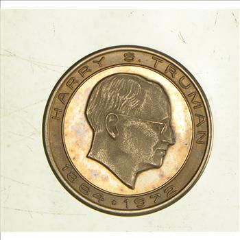 1979 Harry S. Truman 14K Solid Gold Bullion - 3.6 Grams Gold ...