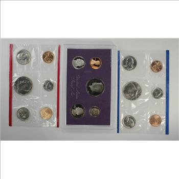 1984 US Proof & Mint Sets - Coin Collection Bundle - 2 Sets - 1 Price ...