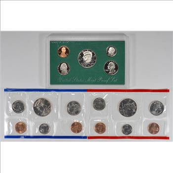 1996 US Proof & Mint Sets - Coin Collection Bundle - 2 Sets - 1 Price ...