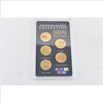 1999 Commemorative Quarters Gold EditionMint Edition*In Original ...