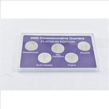 2000 Commemorative Quarters Platinum EditionMint Edition*In Original ...