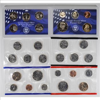 2000 US Proof & Mint Sets - Coin Collection Bundle - 2 Sets - 1 Price ...