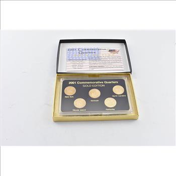 2001 Commemorative Quarters Gold EditionMint Edition*In Original ...