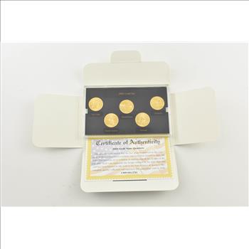 2001 Commemorative Quarters Gold Mint Edition *In Original Packaging ...