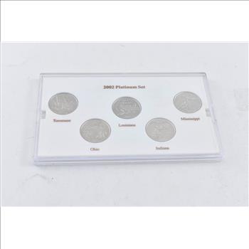 2002 Commemorative Quarters Platinum EditionMint Edition*In Original ...