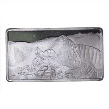 2.5 Gram .999 Fine Silver Bar - Machu Picchu -Only 300 Pcs Minted ...
