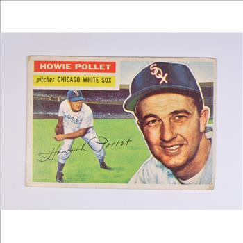 #262 Topps 1956 Howie Pollet - Chicago White Sox | Property Room