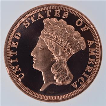 $3.00 Indian Princess - Tribute Series - 1 Oz .999 Fine Copper Round ...