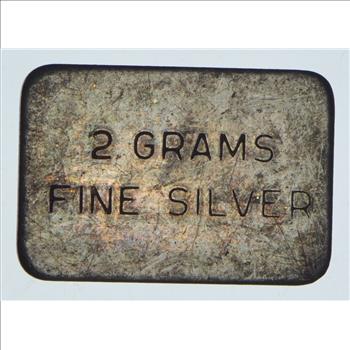*$5 S&H* Rare Silver 2 Grams Bar .999 Fine Silver | Property Room