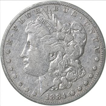 Better 1884 Morgan Silver Dollar - 90% US Coin - Nice Coin | Property Room