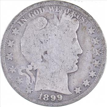 Better 1899 US Barber 90% Silver Half Dollar Coin Collection Set Break ...