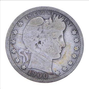 Better 1900-S - US Barber 90% Silver Quarter Coin Collection Set Break ...