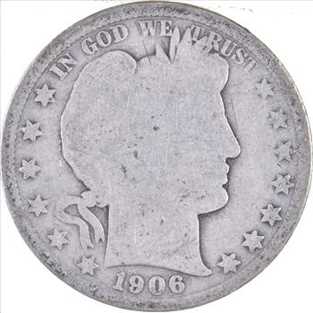 Better 1906-O US Barber 90% Silver Half Dollar Coin Collection Set Break | Property Room