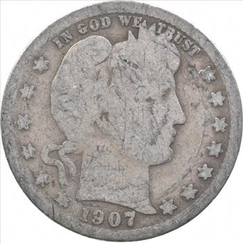 Better 1907 US Barber 90% Silver Quarter Coin Collection Set Break ...