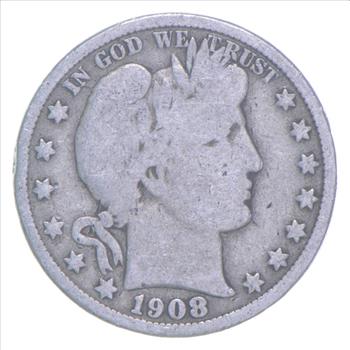 Better 1908-O US Barber 90% Silver Half Dollar Coin Collection Set ...
