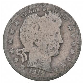 Better 1912 US Barber 90% Silver Quarter Coin Collection Set Break ...