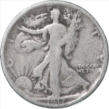 Better 1917 US Walking Liberty 90% Silver Half Dollar Coin Set Break ...