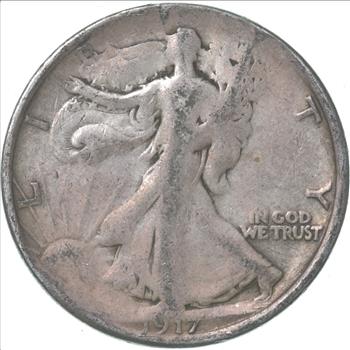 Better 1917-S US Walking Liberty 90% Silver Half Dollar Coin Set Break ...