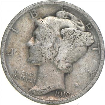 Better 1919 US Mercury 90% Silver Dime Coin Collection Lot Set Break ...