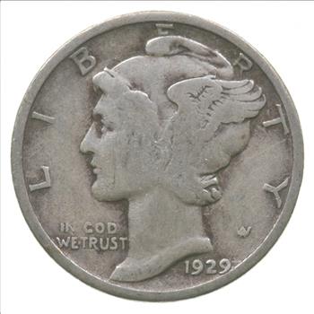 Better 1929 US Mercury 90% Silver Dime Coin Collection Lot Set Break ...