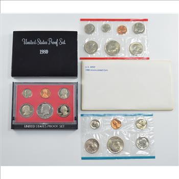 Bulk Deal: 1980 US Proof & Mint Sets - Coin Collection Bundle - 2 Sets ...
