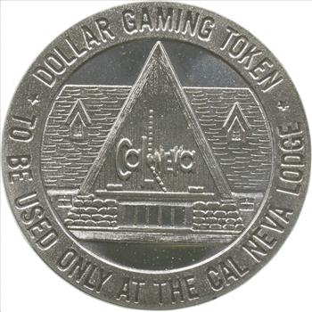 Collectible $1 Cal Neva Lodge Casino Souvenir Chip 1960's Vintage Token ...