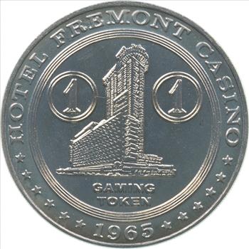 Collectible 1 Token - Hotel Fremont Casino Souvenir Chip 1960's Vintage ...