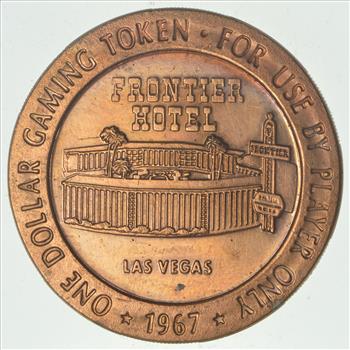 Collectible Frontier Hotel Casino Souvenir Token/Chip | Property Room