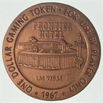 Collectible Frontier Hotel Casino Souvenir Token/Chip | Property Room