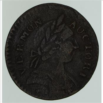 Colonial Vermont Copper Coin - W-2255 Machnus | Property Room