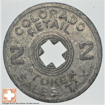 Colorado Sales Tax Retail 2 Token | Property Room