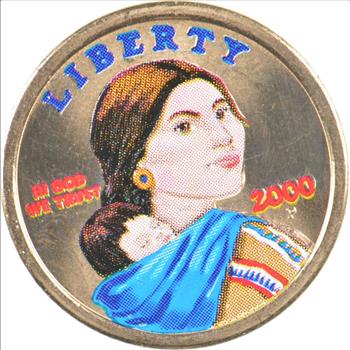 Custom - COLORIZED - 2000-P Sacagawea Dollar - High Collectible ...